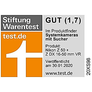 Nikon Z50 + Z DX 16-50mm + FTZ Mirrorless Camera Kit (209-point Hybrid AF, High Speed Image Processing, 4K UHD Movies, High Resolution LCD Monitor) VOA050K004