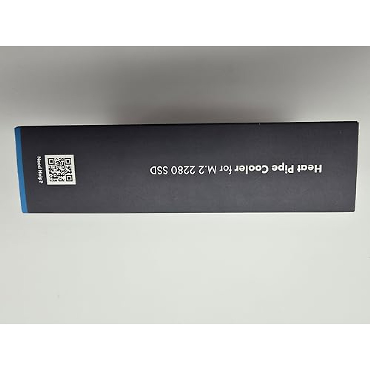 GRAUGEAR M.2 2280 SSD Heatsink, Direct-Touch Heat of Copper Heat Pipe, 20mm Built-in Cooling Fan, Aluminum Plate-Fin Design, Thermal Pads incl. Cooler for M.2 NVMe/SATA [G-M2HS08-F]