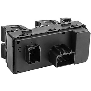 Front Left Driver Side Power Window Master Control Switch fit for 2007-2013 Chevy Silverado GMC Sierra 1500 2500HD 3500HD Traverse HHR Buick Enclave Replaces OE 25789692, 20945129, 25951963, 20945224