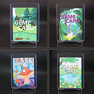 TURKRA 100 Count Premium High Clear Top Loaders and Penny Card Sleeves Set for Collectible Trading Cards and Sports Cards