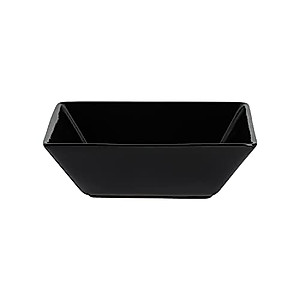 10 Strawberry Street Nova Square 30 pc Dinnerware Set, Black