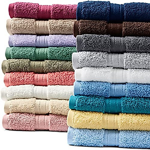 Lands' End Supima Towel White Bath-washcloth No Sz