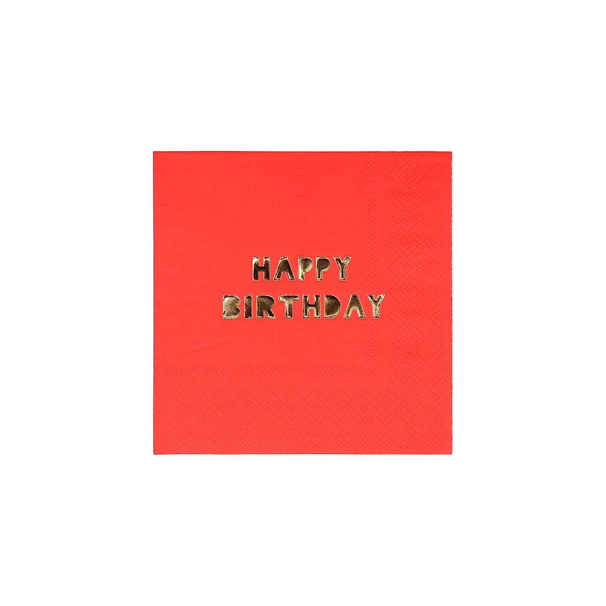 Meri Meri Happy Birthday Small Napkin