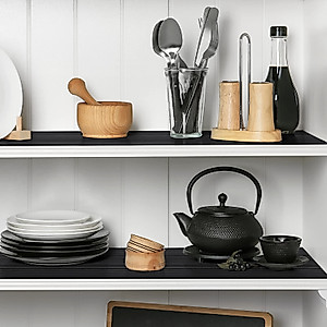 Shelf Liners for Kitchen Cabinets Non Adhesive Drawer Liner EVA Material Cupboard Mat Refrigerator Mats Washable Fridge Liner for Cabinet, Storage and Desks 11.8 x 59 Inches