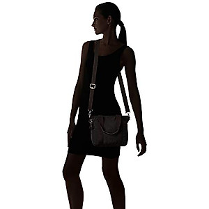 Kipling Women's Asseni Mini Tote, Compact Lightweight Everyday Purse, Nylon Shoulder Bag, Black Noir