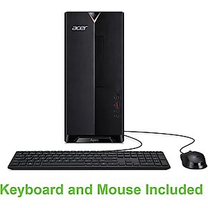 acer 2022 Aspire Mini Tower Desktop 10th Intel i5-10400 6-Core CPU- UHD Graphics - 32GB DDR4-512GB NVMe SSD + 1TB HDD - DVD Writer - WiFi 6 RJ45 HDMI Windows 10 Pro w/ 32GB USB Drive