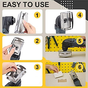 Square Slot Cutter with Four Blades, Multi-Tool Single and Double Gang Electrical Wall Outlet Cutter for Plastic Metal OLow-Voltage Electrical Boxes Mounting, Precise Cutting 2-3/8” x 3-3/4” (1pc)