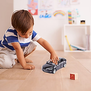 Model X Diecast Car Toy, 1:32 Scale Zinc Alloy Model X Model Car Pull Back Vehicles Door Opening with Light, Mini Model X Toy Car Collectible Model X90 Car Toy for Toddler Boys Girls