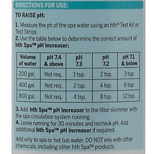 HTH Spa 86227 pH Increaser Balancing Spa and Hot Tub Care, 2 lbs