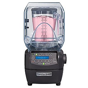 Hamilton Beach Commercial HBH850 Hamilton Beach Commercial Summit High-Performance Sensor Blender with 64-Ounce Polycarbonate Container, Black, Medium