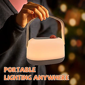 Soshine Baby Night Light Nursery Lamp  for Kids Breastfeeding and Sleep Aid USB Rechargeable Dimmable Warm Nursery Night Light