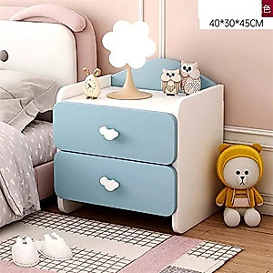 HIGOH Bedside Table Girls' Modern Bedside Cabinet Bedside Cabinet Cabinet Desk Furniture