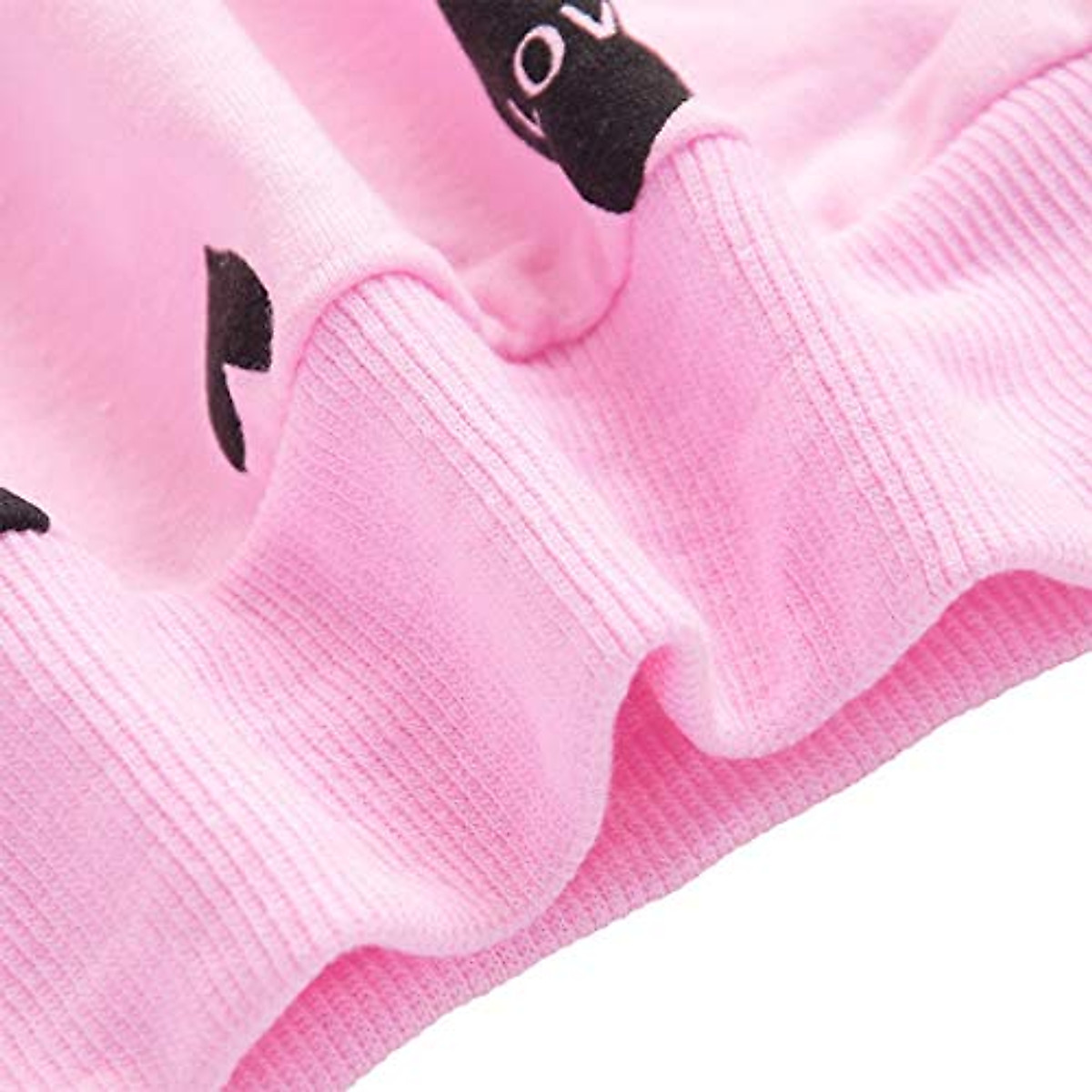 Little Girls Clothes Outfits Cute Heart Print Pants Sets Kids Hoodie Toddler Long Sleeve Cotton Sweatshirts Size 8