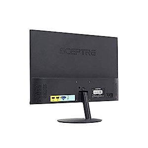 Sceptre 24" 75Hz Full HD 1080P LED Monitor HDMI VGA Build In Speakers, Brushed Black 2019 (E248W-19203RS)