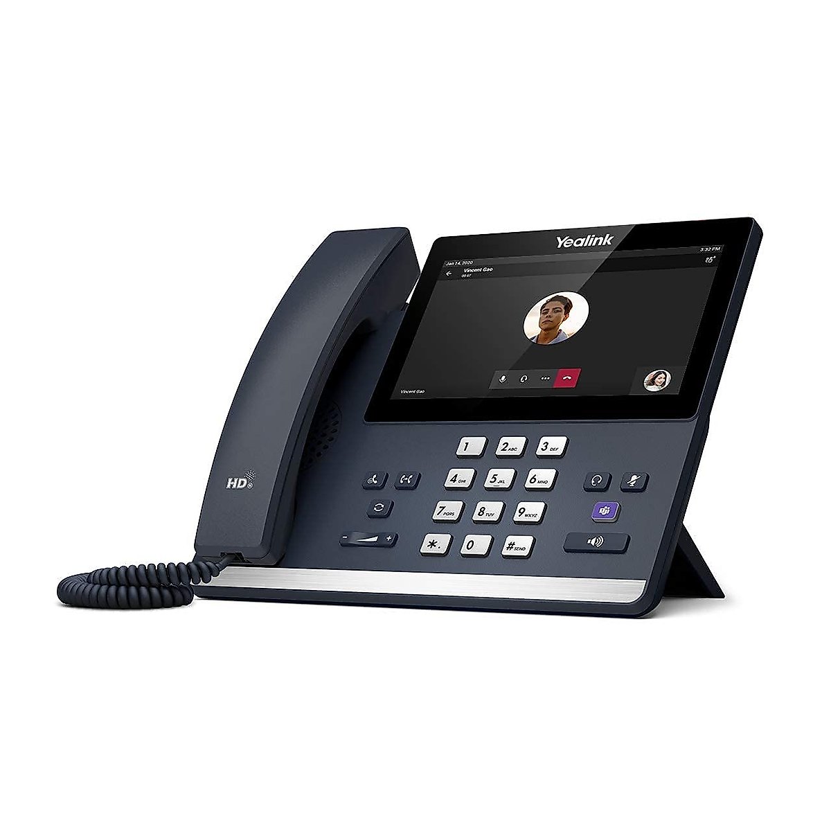 YEALINK MP56 TEAMS EDITION IP PHONE- 7" MULTI-TOUCH SCREEN - ANDROID 9 OS - POE (MP56-TEAMS) NEW OPEN BOX