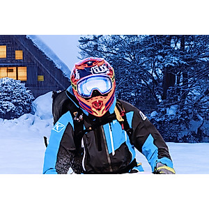 FEISEDY Goggles OTG - Over Glasses Motorcycle/Ski/Snowmobile Goggles for Men Women & Youth - 100% UV Protection B2960