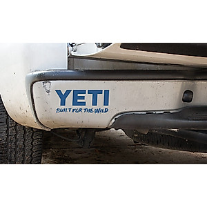 YETI Built for The Wild Window Decal Blue