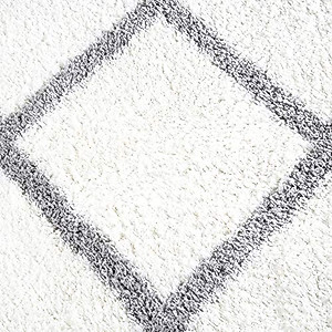 SoHome Carmela Tali Area Rug Ivory/Grey, 7'10"x10'2"