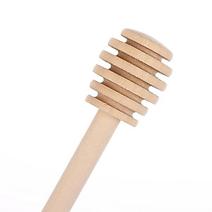 Generic Mini Wooden Honey Spoon Wooden Honey Spoon Stir Bar for Honey Jar Eco-friendly Supplies Long Handle Mixing Stick Accessories