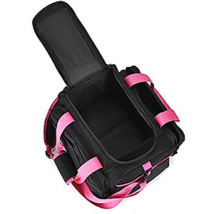 Tactical Gun Shooting Range Bag, Deluxe Pistol Range Duffle Bags Pink