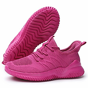 Women's Running Shoes Tennis Walking Sneakers Work Casual Comfor Lightweight Non-Slip Breathable Gym Trainers