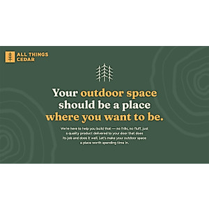 All Things Cedar FA20-Set Adirondack 2-Piece Cedar Folding Chair and Table Outdoor Set | Untreated Western Red Cedar | Handcrafted with Sanded Finish | Portable for Patio, Lawn, Beach, or Wilderness