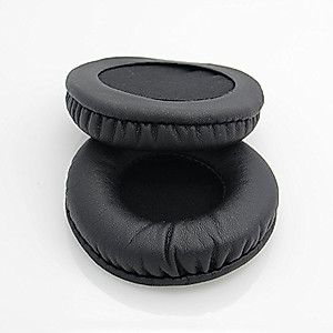 Replacement Ear Pads for Audio-Technica ATH-WS99, ATH-WS70, ATH-WS77, Sony MDR-V55, V500DJ, MDR-7502 Headphones - Black