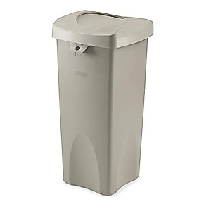 Rubbermaid Commercial Products Untouchable Trash/Recycling Swing Lid, Beige, Compatible with 23-Gallon Untouchable Containers