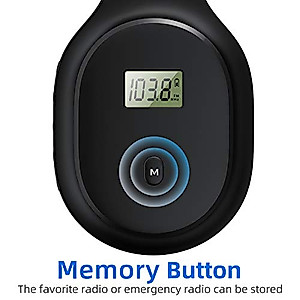 Rechargeable and Portable Personal FM Radio Headphones with Best Reception, Walkman Wireless Headset FM Radio Ear Muffs for Jogging, Mowing, Cycling, Meeting FM Receiver