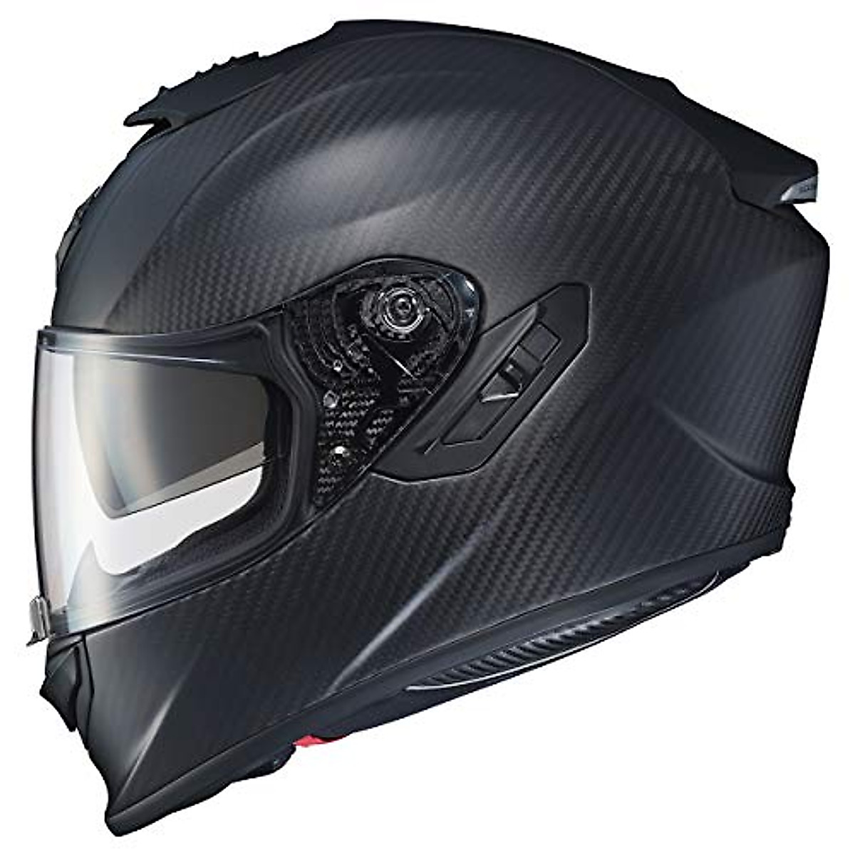 ScorpionEXO ST1400 Carbon Fiber Full Face Sport Touring Street Motorcycle Helmet - Bluetooth Ready Speaker Pockets DOT ECE Solid (Matte Black - Large)