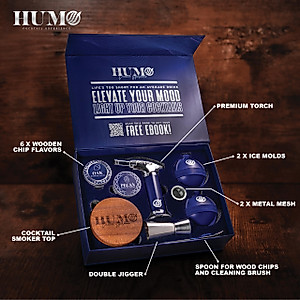 Whiskey Smoker Kit, Cocktail Smoker Kit, Dad Gifts, Gifts for Dad, Old Fashioned Smoker Kit, Bourbon Smoker Kit, Mens Gifts, Old Fashioned Kit, Cocktail Kit, Bourbon Gifts for Men (No Butane)