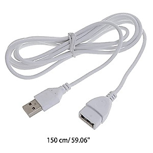 Diarypiece Male To Female USB USB Extension Cable, for USB Keyboards, Mouse, Flash Drive