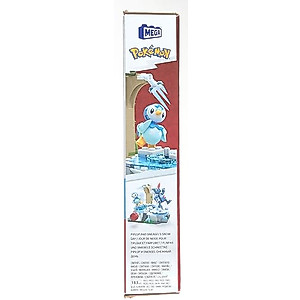 MEGA Pokémon Building Toys Set, Piplup and Sneasel’s Snow Day with 183 Pieces, 2 Poseable Characters and Motion, for Kids