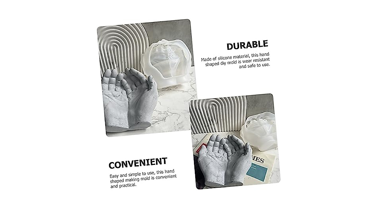 COHEALI Silicone Makeup Brush Ashtray Mold for DIY Crafts