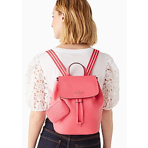 Kate Spade Rosie Medium Flap Backpack In Pink Peppercorn