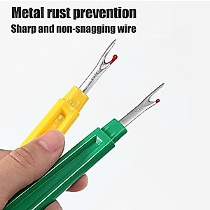 10 Pcs Sewing Seam Rippers, 4 Big and 4 Small Handy Stitch Ripper Sewing Tools with 2 Scissors for Sewing Crafting Thread Removin