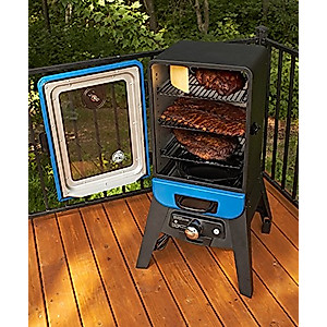 PIT BOSS 77220 2.2 Analog Smoker, 2 Series, Blue