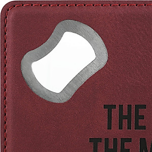 The Man The Myth The Legend - 4 Inch Stainless Steel Bottle Opener Coaster