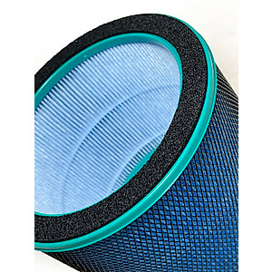 Nispira R21/ R020 2-in-1 True HEPA Filter Replacement For Bladeless Tower Air Purifier Fan UTY R021 R21 R020 R20 SKJ-CR021 SKJ-CR020 Medium, 2 Pack