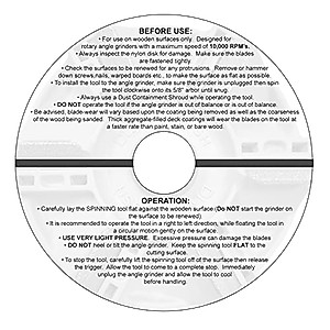 Diamabrush Wood Deck Removal Tool 4-1/2 in. (One Pack)