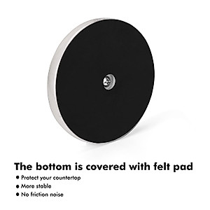 Gold Paper Towel Holder Stand Countertop with Heavy Weighted Stainless Steel Base, Free Standing Paper Towel Holder (Gold Brushed)