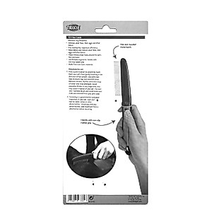 TRIXIE Pet Grooming Flea Comb, For Cats, Dogs, and Small Animals, Removes Fleas, Flea Eggs and Other Debris, 8" (21cm)