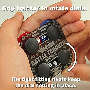 LITKO Battle Tracker | Victory Points | Turn | Command Points | Objective | Battle Points | Tracker | Compatible with Warhammer 40K 10th Edition and Age of Sigmar