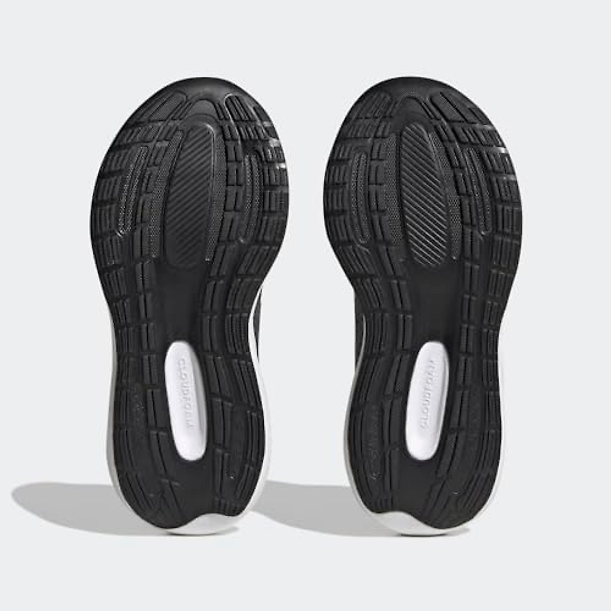 adidas Run Falcon 3.0 Shoe, Grey/Crystal White/Beam Pink (Elastic), 2 US Unisex Little Kid