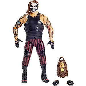 WWE MATTEL The Fiend Bray Wyatt Elite Series #78 Deluxe Action Figure with Realistic Facial Detailing, Iconic Ring Gear & Accessories, Multi (GKY13)