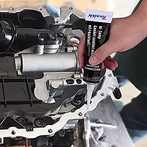 Silicone Gasket Maker 1 Pack High Temperature RTV 3.53 Oz Ultra Black Oil Resistance Sealant High Strength Flange Sealing for Automotive Motorbike Machine Equipment Repairing(SG119)