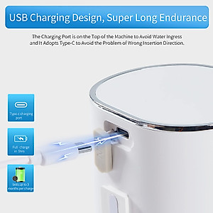 Hand Sensor Soap Dispenser, Wisekoti P9 Hands Free Foaming Soap Dispenser, Rechargeable, Motion Sensor Automatic Foam Soap Dispenser Touchless for Kitchen & Bathroom, Handless Soap Dispenser