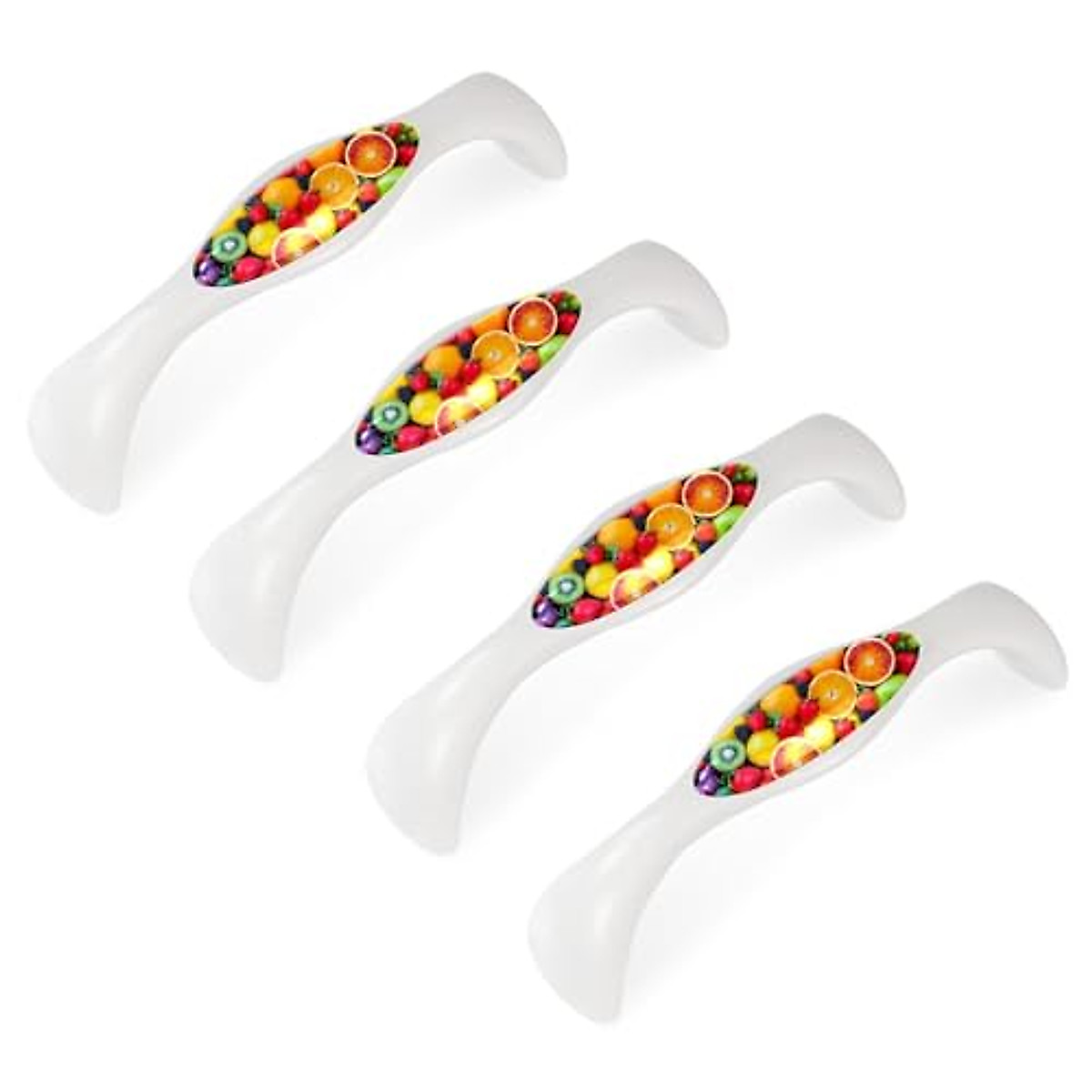 Pull Handle Fence Handle Long Cabinet Handles for Interior, Closet, Drawer, Outdoor, Garage, Lovely Fruit