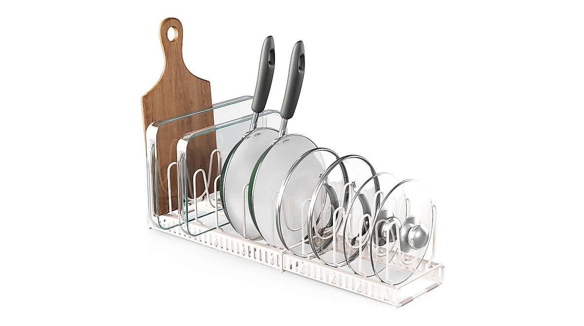 Better Things Home Expandable Pan and Lid Organizer