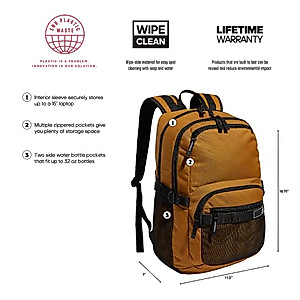 adidas Energy Backpack, Mesa Brown/Black, One Size